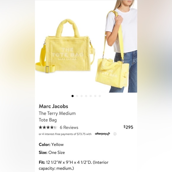 Marc By Marc Jacobs | Bags | Marc Jacobs The Terry Medium Tote Bag ...